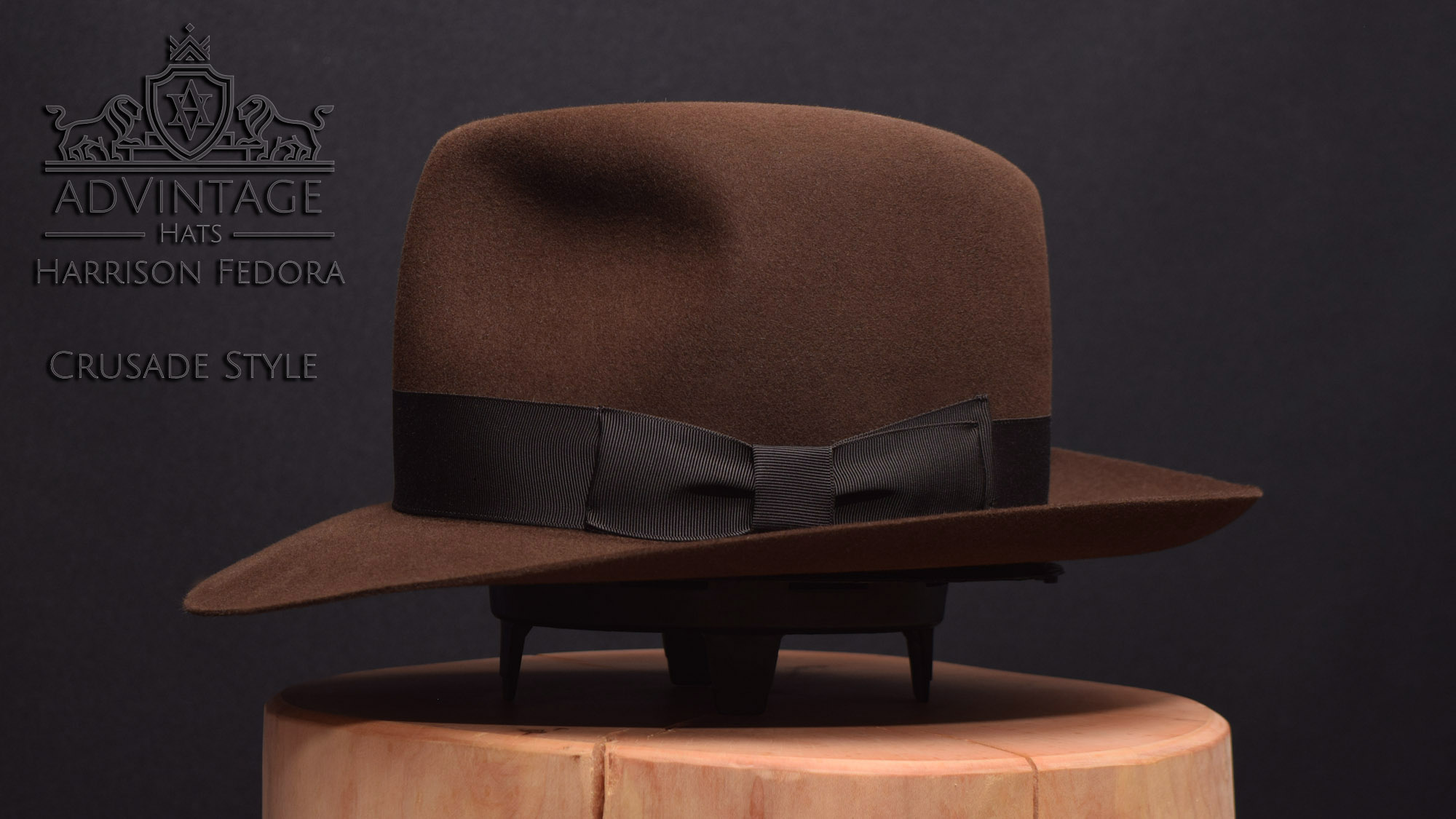 Harrison Fedora Indiana Jones Hat No. III - 100% Rabbit fur felt colour ...
