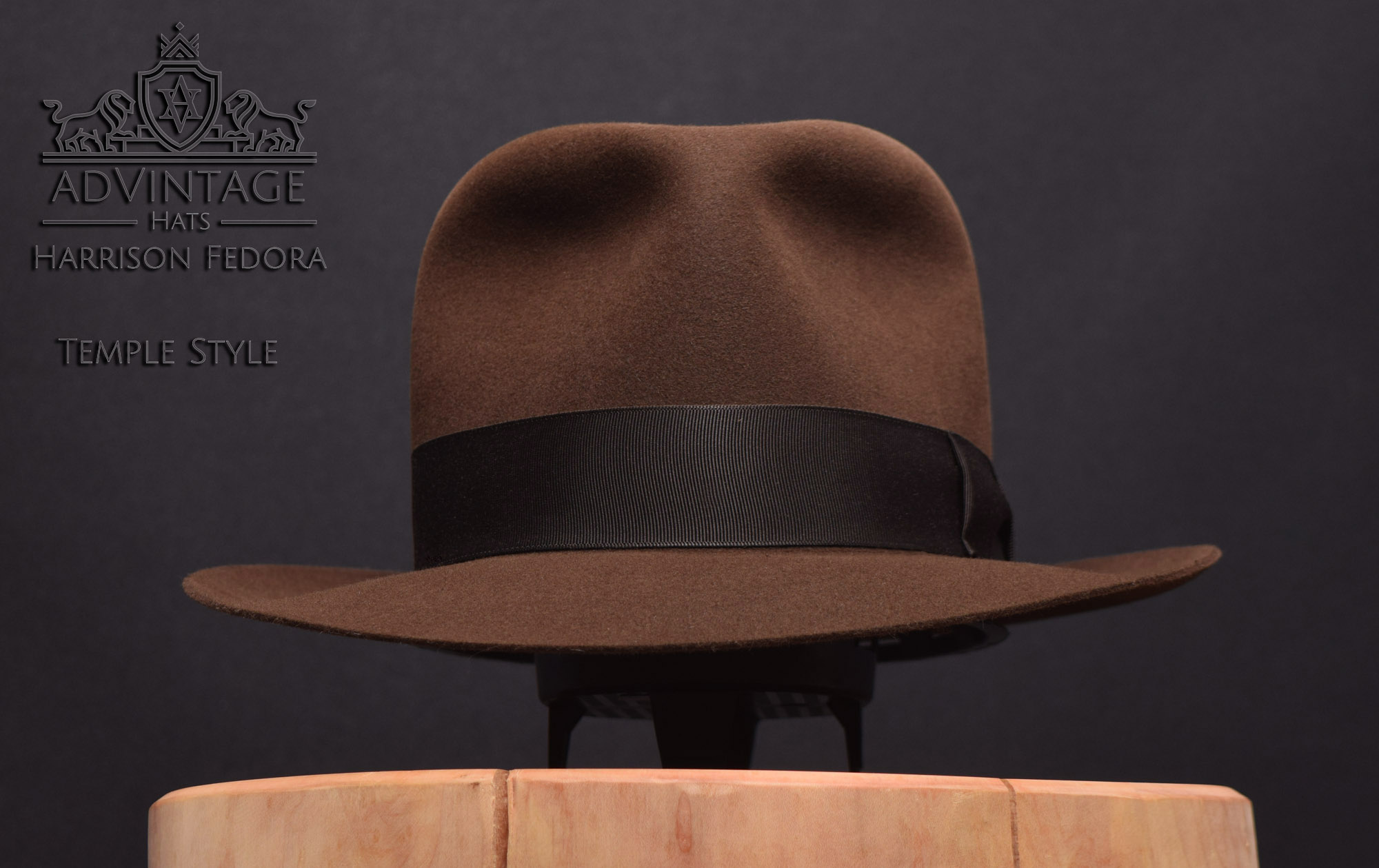 Harrison Fedora Indiana Jones Hat No. III - 100% Rabbit fur felt colour ...