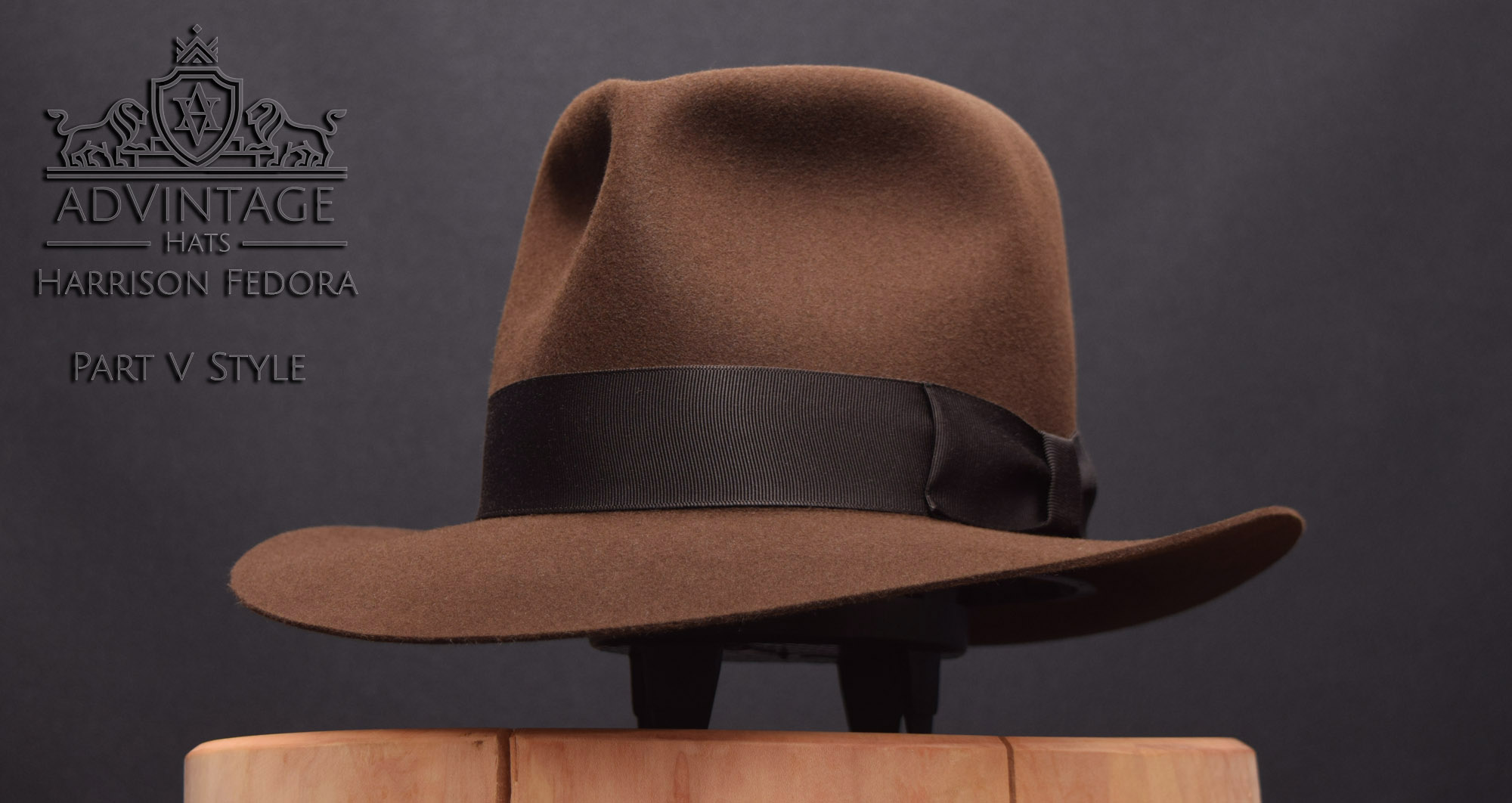 Harrison Fedora Indiana Jones Hat No. III - 100% Rabbit fur felt colour ...