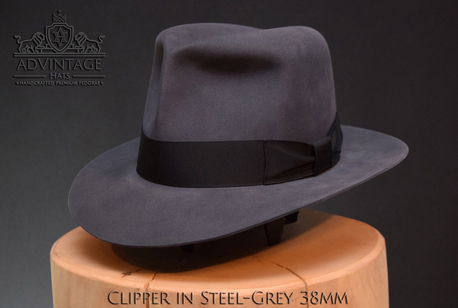 Clipper Fedora hat by adVintage
