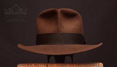 Raider Fedora Hat - 100% beaver felt (100x)