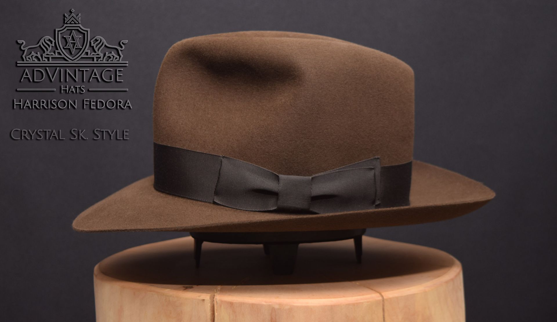 Harrison Fedora Indiana Jones Hat No. III - 100% Rabbit fur felt colour ...
