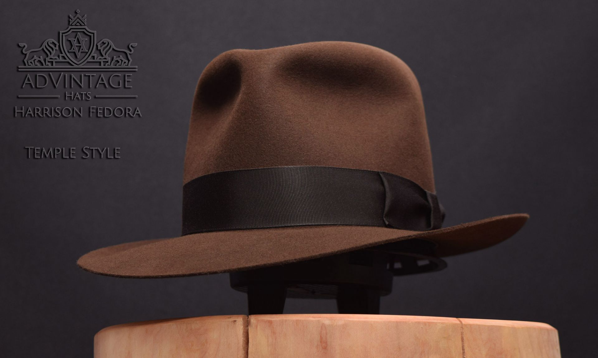 Harrison Fedora Indiana Jones Hat No. III - 100% Rabbit fur felt colour ...