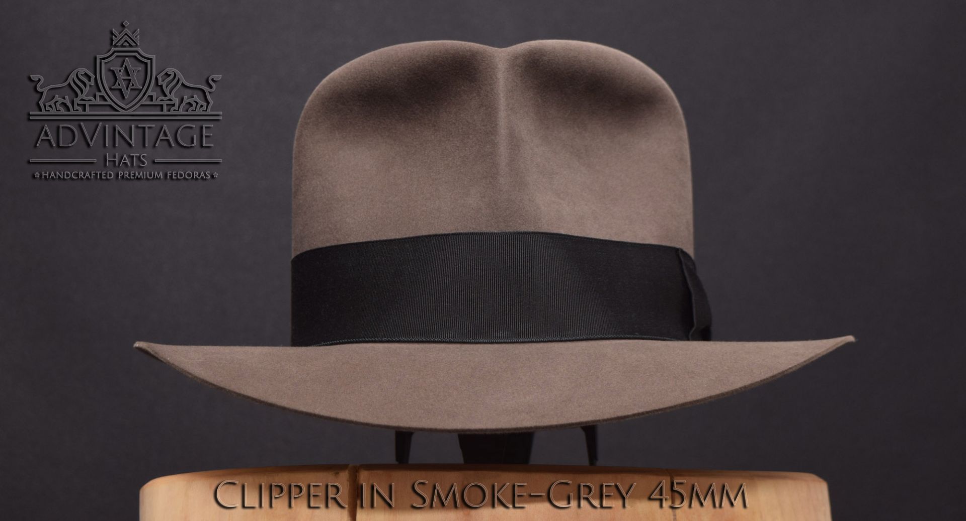 Clipper Fedora hat by adVintage
