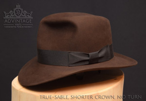 Raider Fedora Hat - 100% beaver felt (100x)