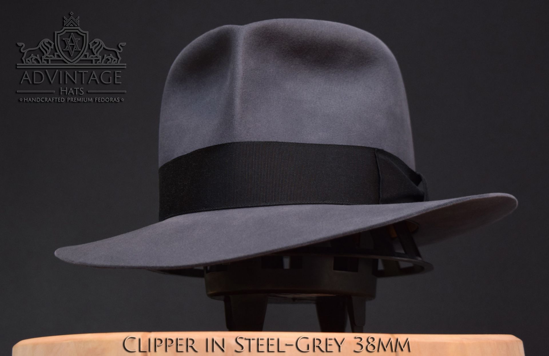 Clipper Fedora hat by adVintage