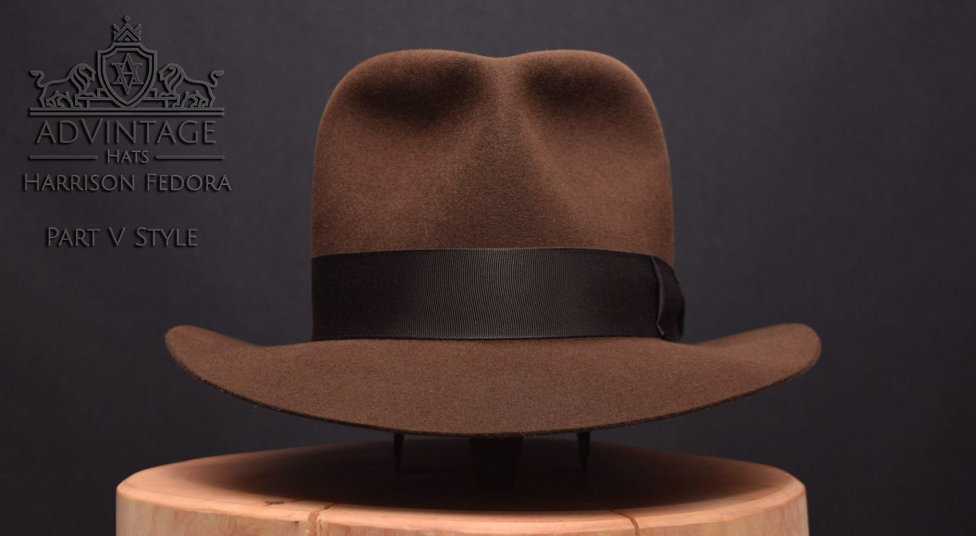 Harrison Fedora Indiana Jones Hat No. III - 100% Rabbit fur felt colour ...