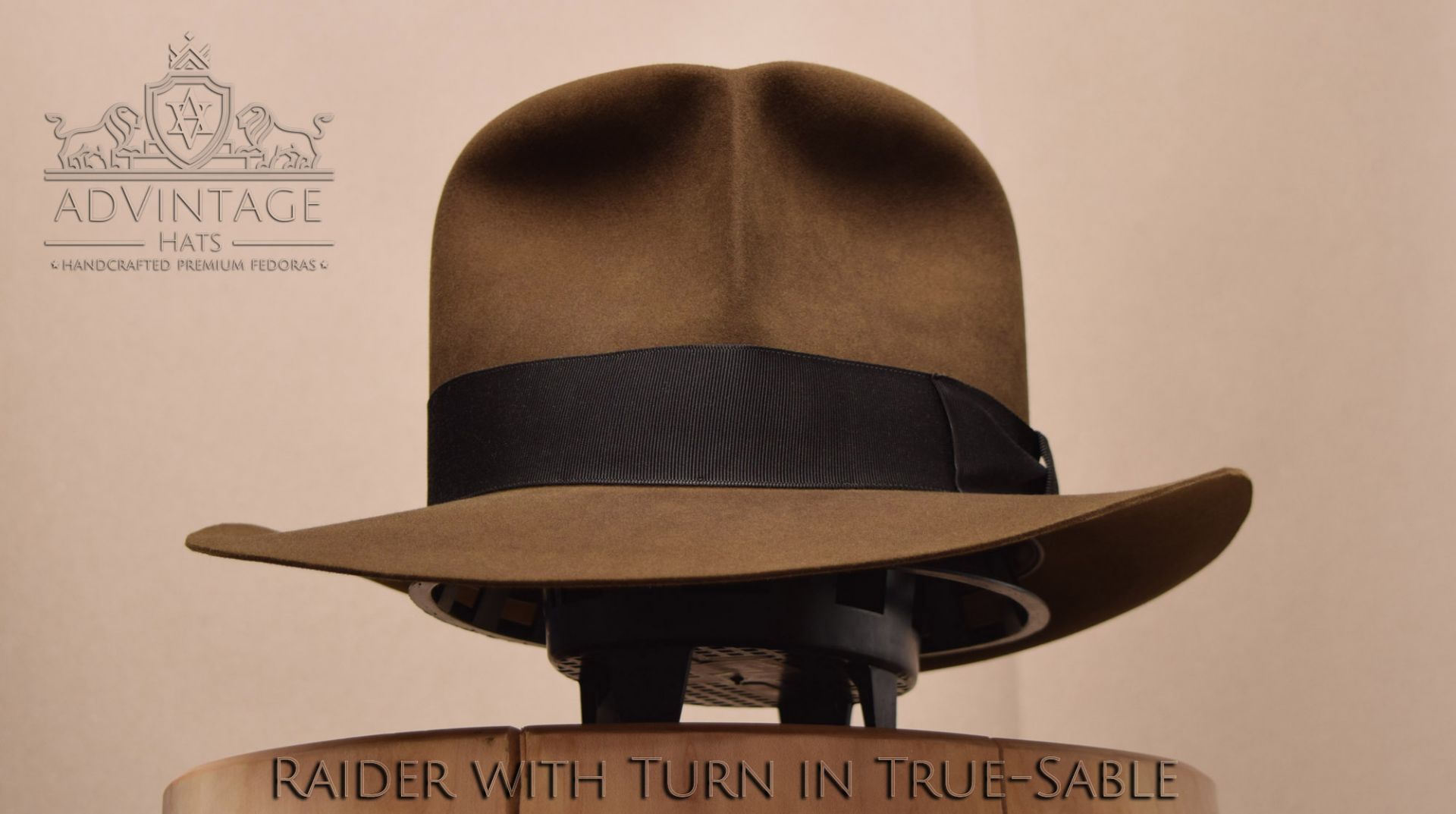 Raider Fedora Hat - 100% beaver felt (100x)